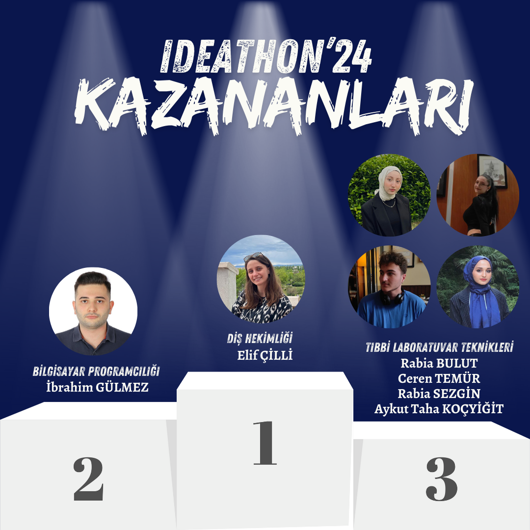 KENT IDEATHON'24 DERECEYE GİRENLERİ